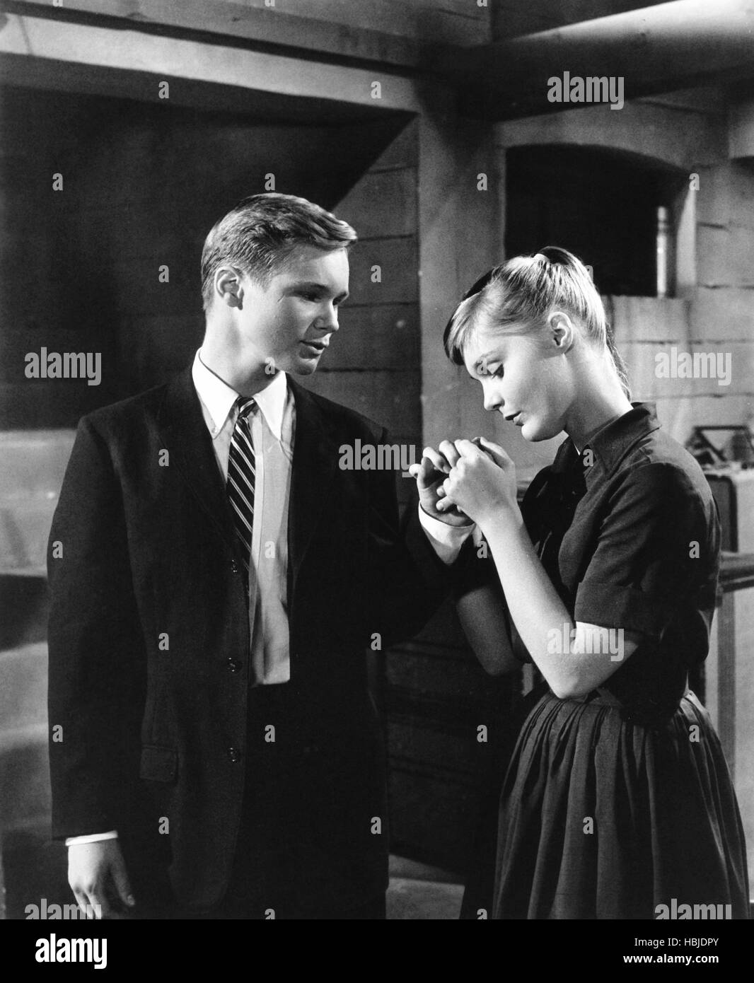BLUE DENIM, from left: Brandon De Wilde, Carol Lynley, 1959, TM ...