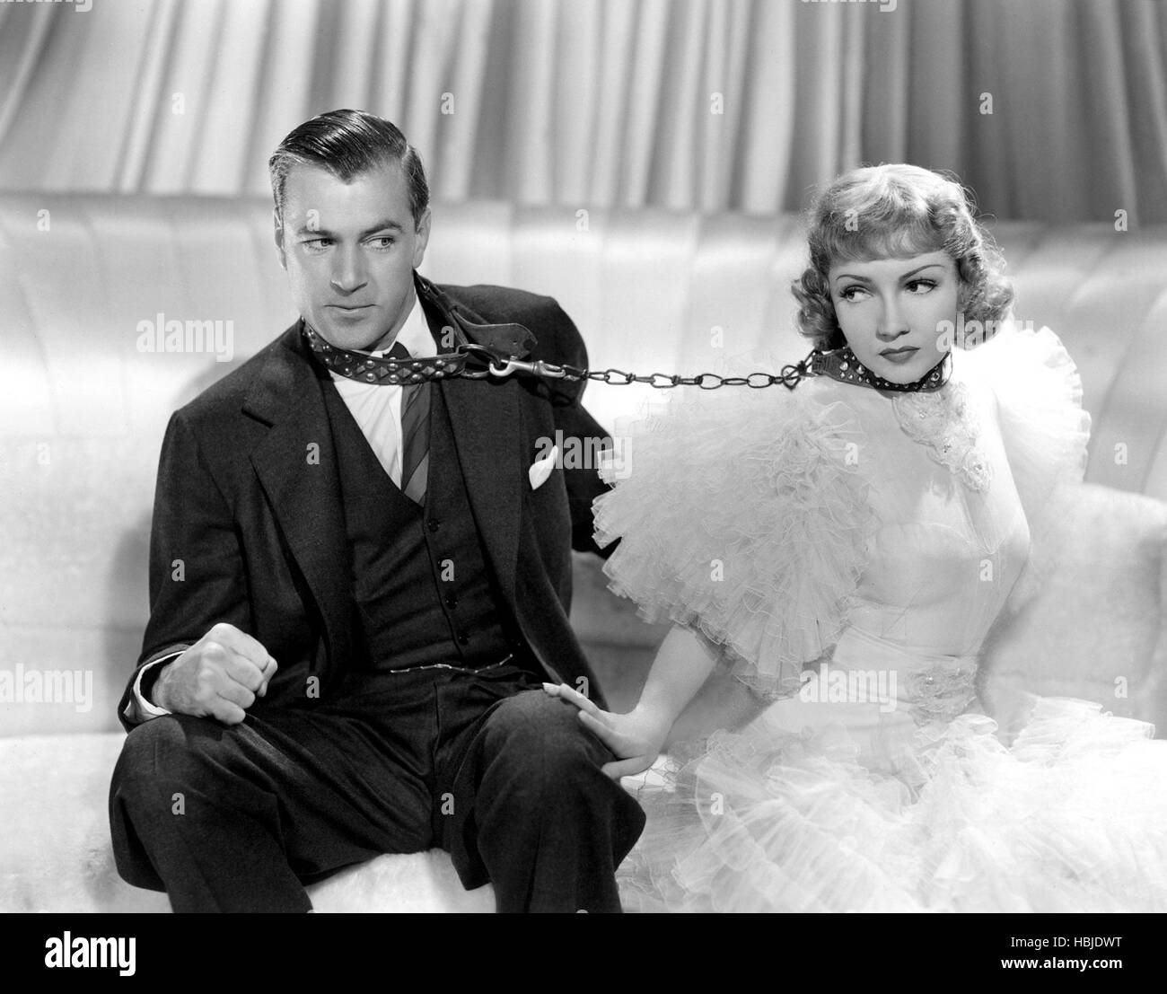 BLUEBEARD'S EIGHTH WIFE, Gary Cooper, Claudette Colbert, 1938 Stock ...