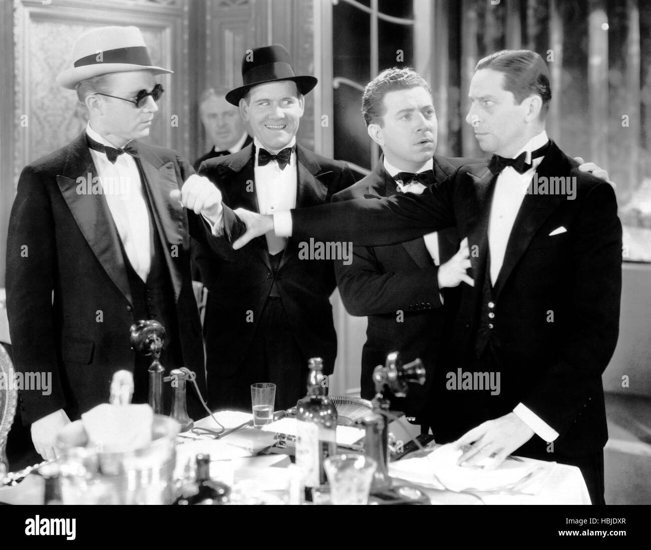 BLESSED EVENT, Lee Tracy, Tom Dugan, Frank McHugh, Ned Sparks, 1932 ...