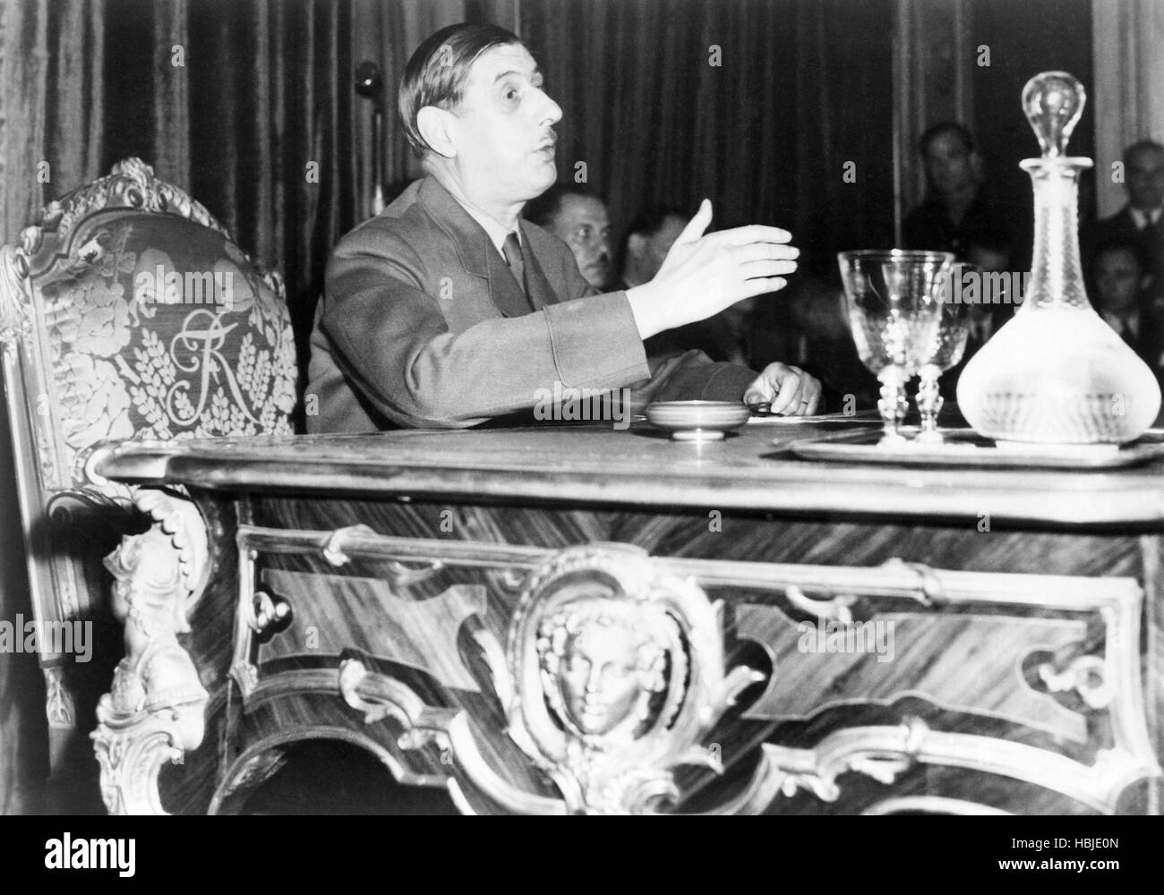 BLACK FOX: THE TRUE STORY OF ADOLF HITLER, Charles De Gaulle in the ...