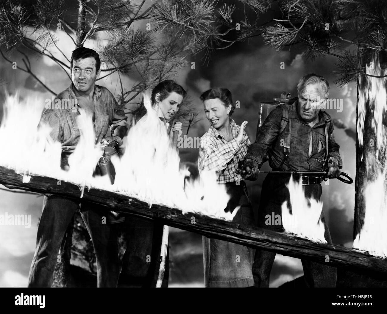 THE BLAZING FOREST, from left, John Payne, Susan Morrow, Agnes ...