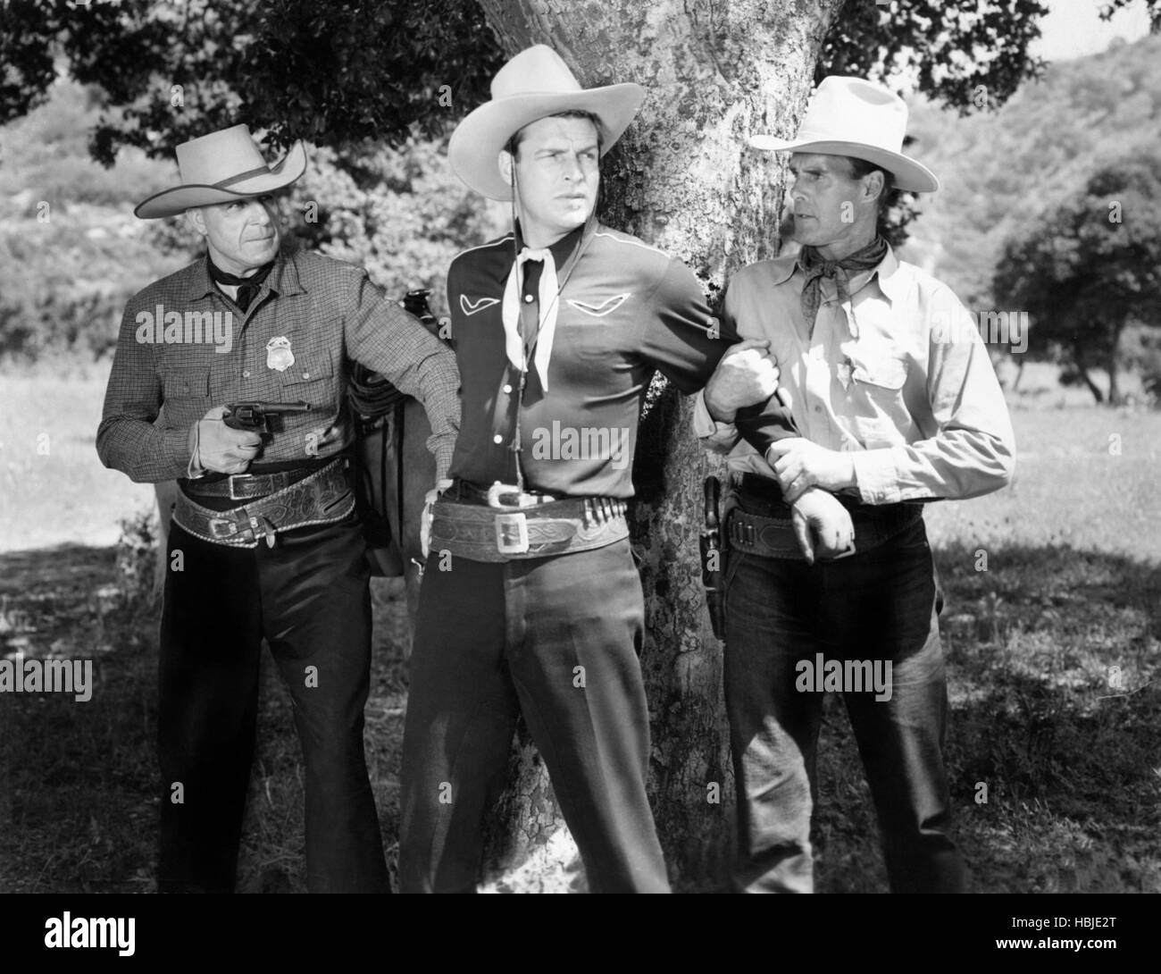 BLAZING FRONTIER, Frank Hagney, Buster Crabbe, Kermit Maynard, 1943 ...