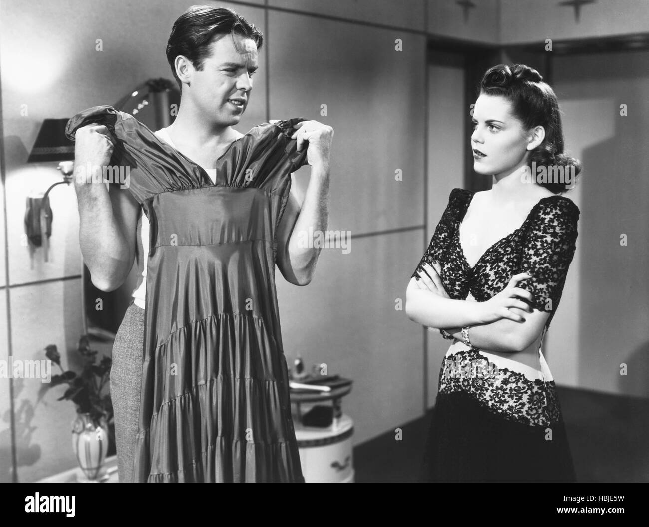 BLONDIE GOES LATIN, from left, Arthur Lake, Ruth Terry, 1941 Stock ...