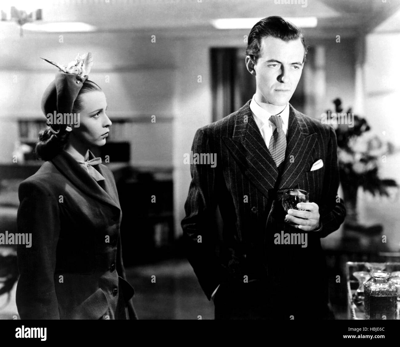 THE BLIND GODDESS, from left, Claire Bloom, Michael Denison, 1948 Stock ...
