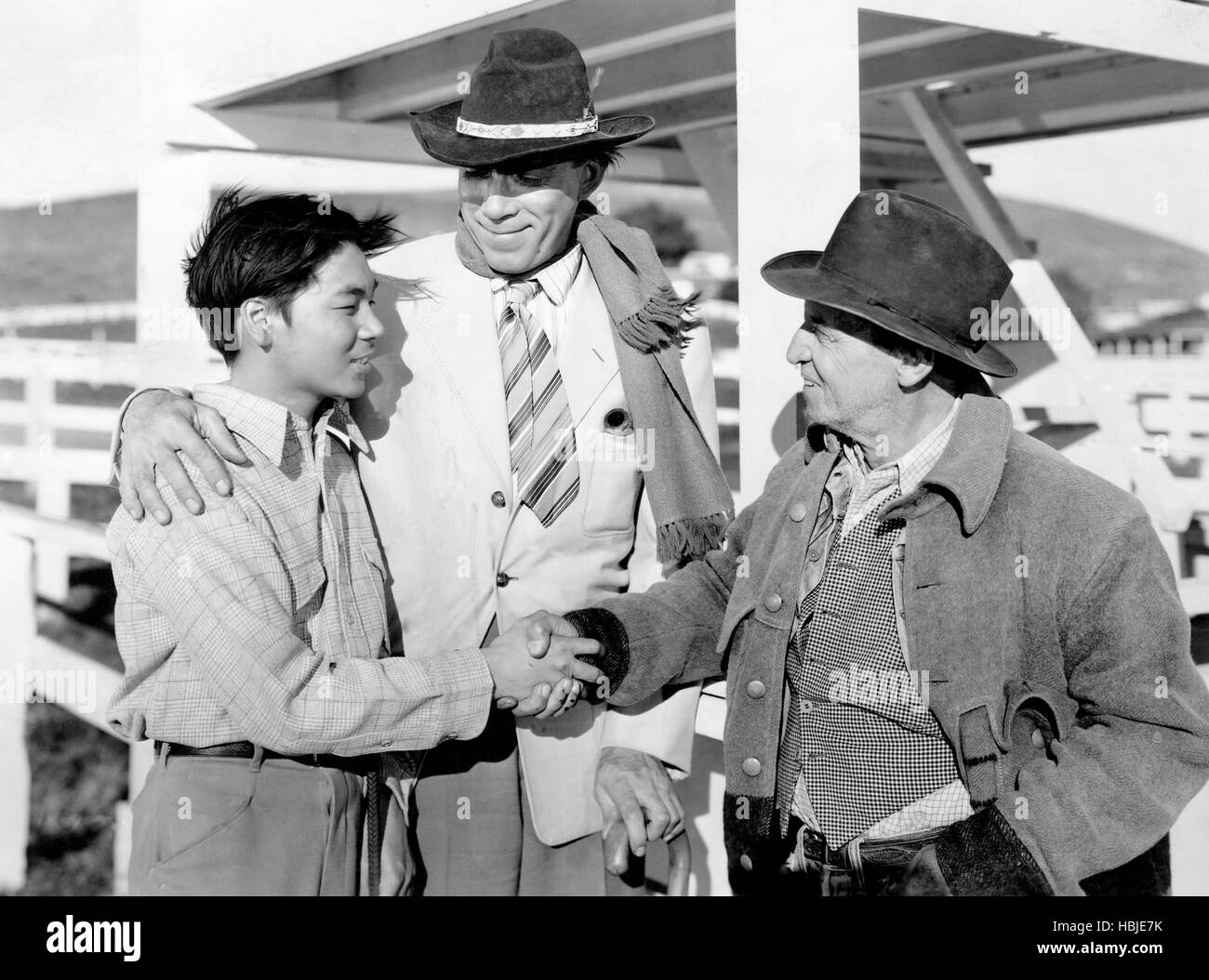 BLACK GOLD, from left, Ducky Louie, Anthony Quinn, Raymond Hatton, 1947 ...