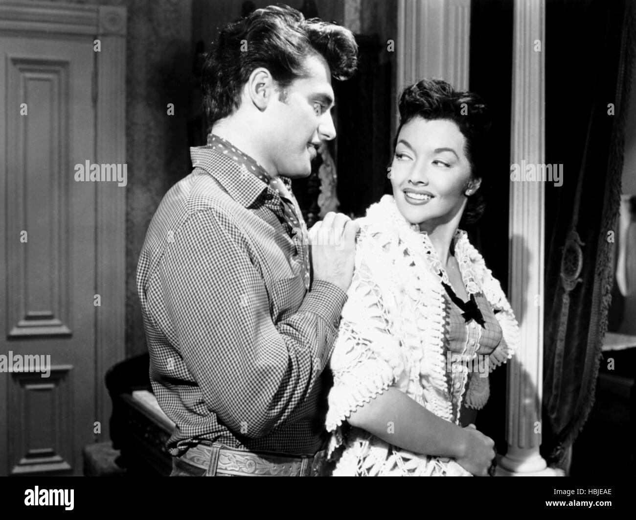 BLACK HORSE CANYON, from left, Race Gentry, Mari Blanchard, 1954 Stock ...