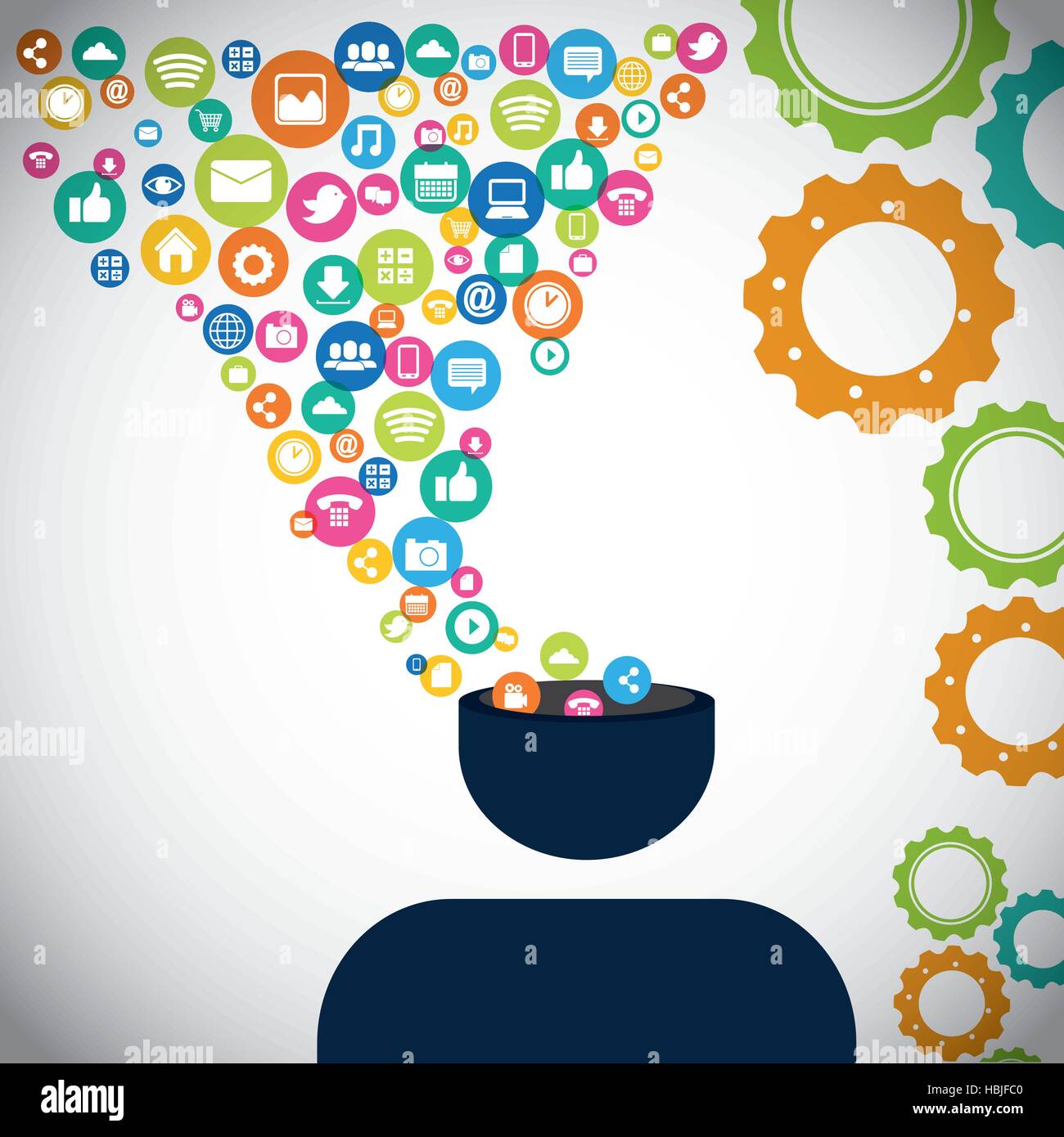 Talking digitally Stock Vector Images - Alamy