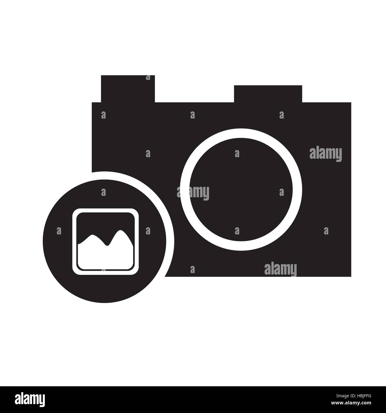 pictogram photo camera picture image vector illustration eps 10 Stock ...