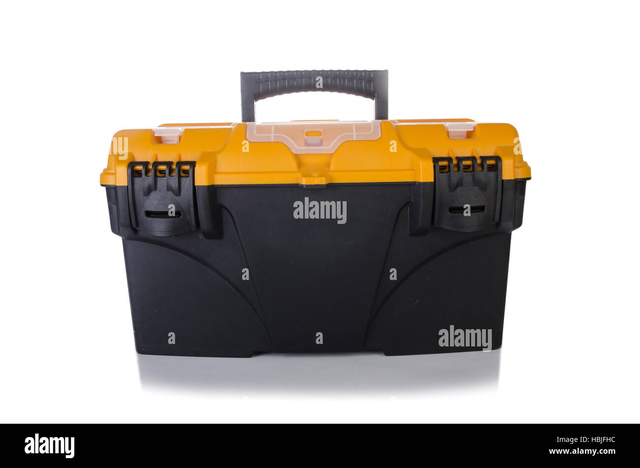 Toolkit box isolated on the white background Stock Photo - Alamy