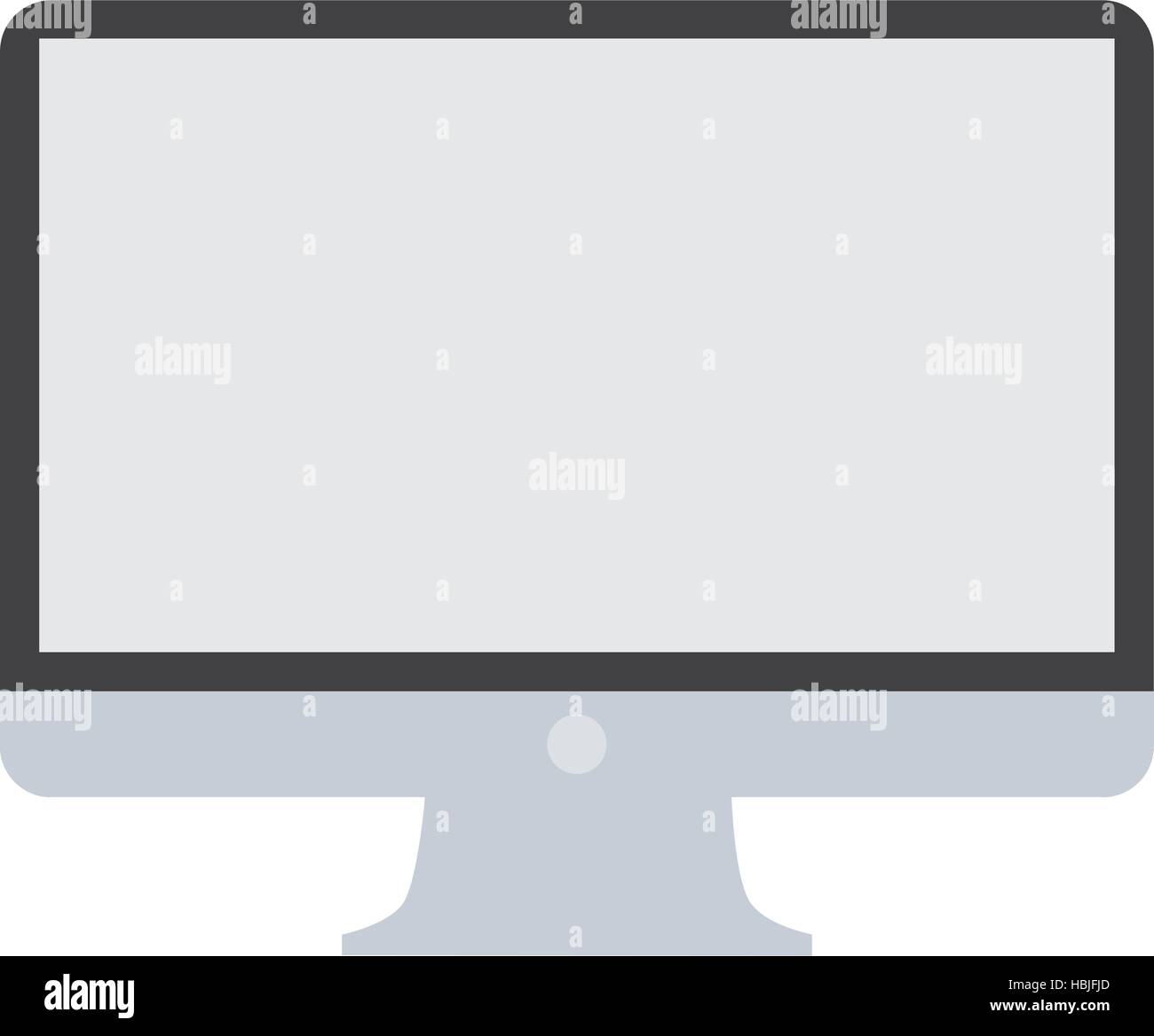 computer screen monitor technology vector illustration eps 10 Stock ...