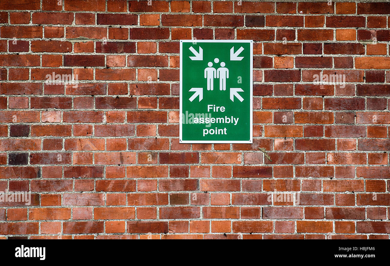 Fire assembly point hi-res stock photography and images - Alamy