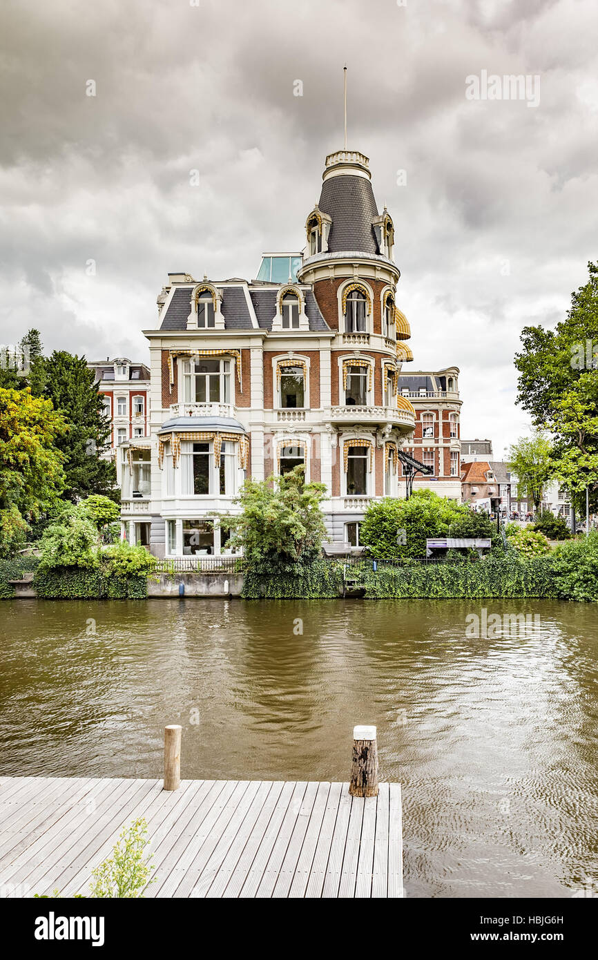 beautiful house in Amsterdam Stock Photo - Alamy