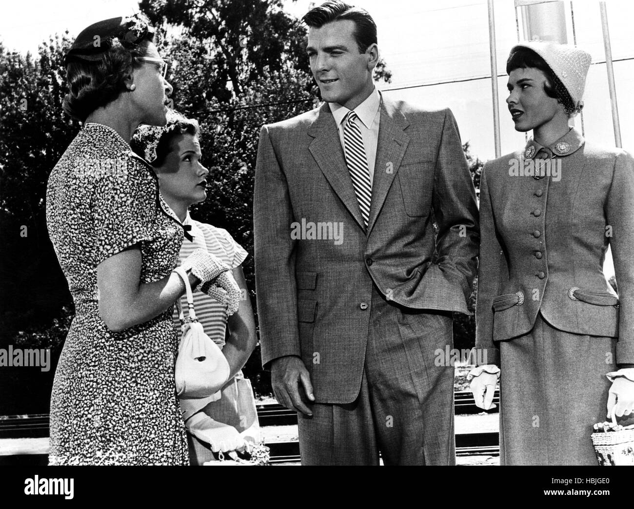 THE BOB MATHIAS STORY, Bob Mathias, (center), Melba Mathias, (right ...