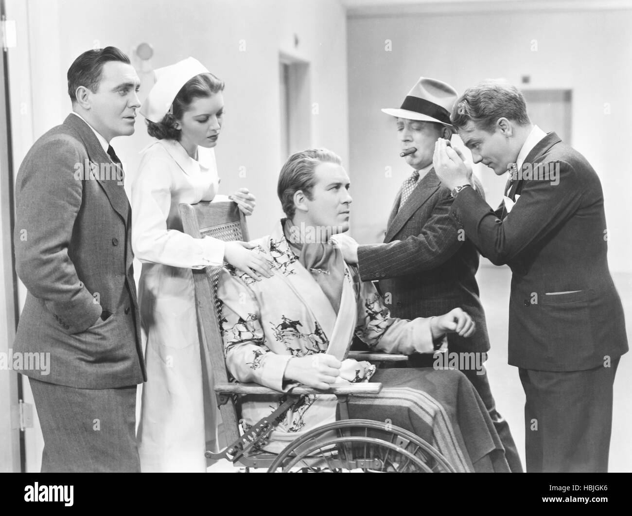 BOY MEETS GIRL, from left: Pat O'Brien, Rosella Towne, Dick Foran ...