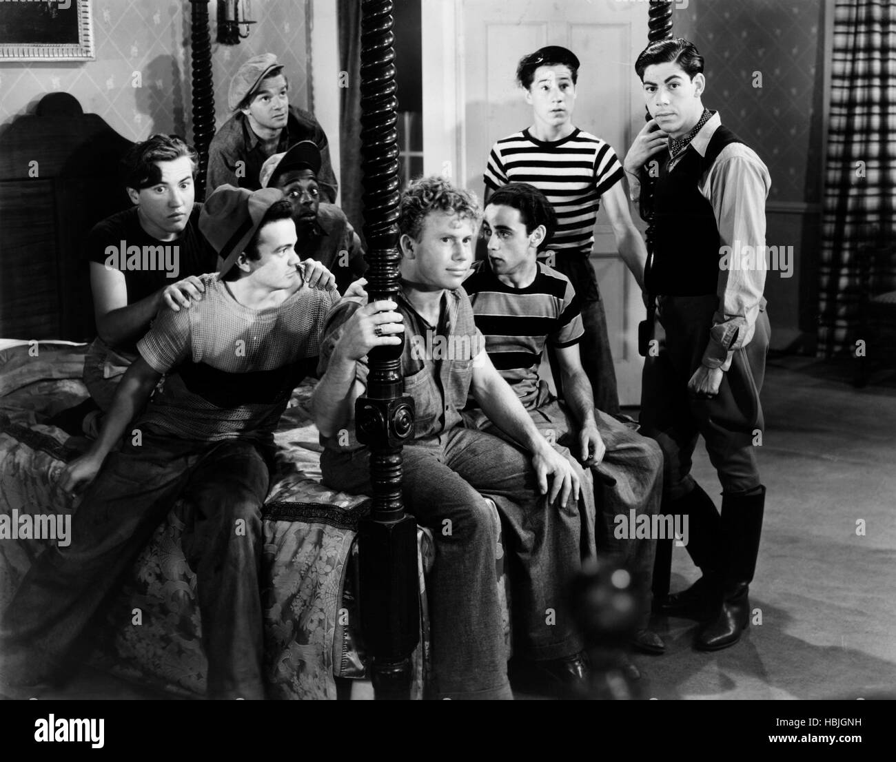 BOYS OF THE CITY, cast includes, from left, Leo Gorcey, Ernest Morrison ...