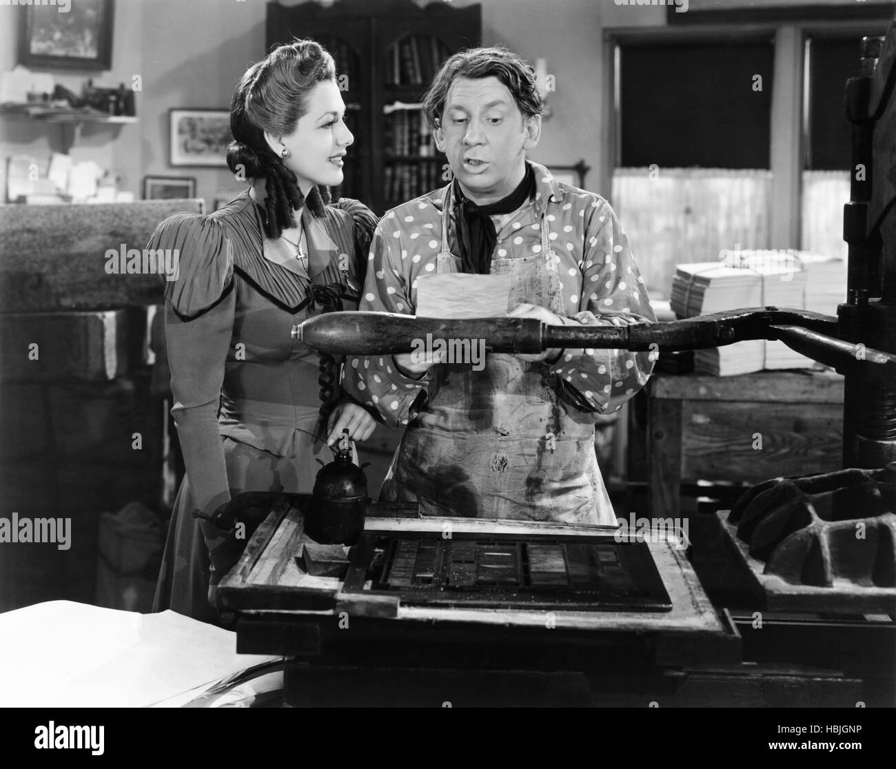 BOSS OF BULLION CITY, from left, Maria Montez, Fuzzy Knight, 1940 Stock ...