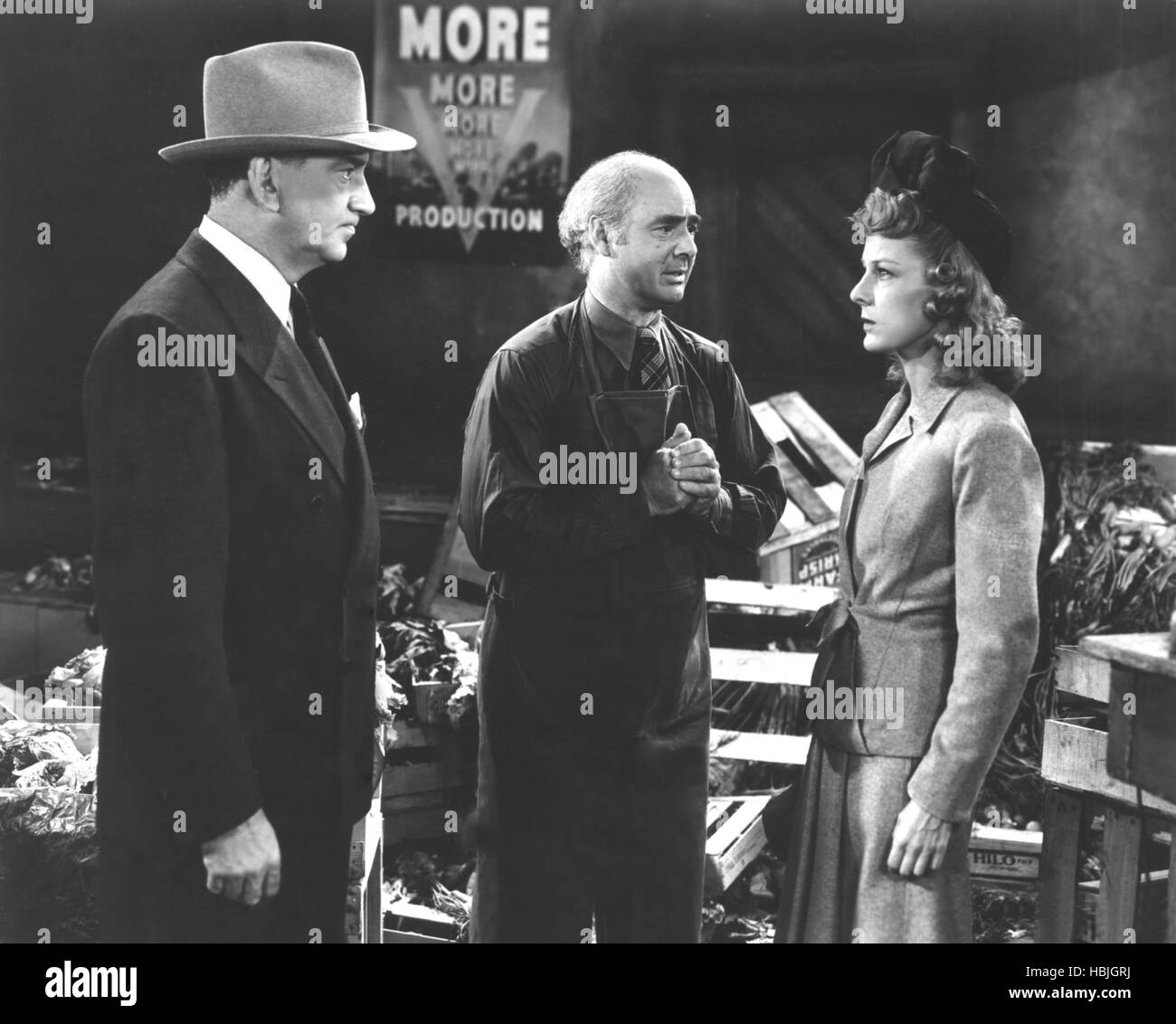 BOSS OF BIG TOWN, John Litel (l.), Florence Rice (r.), 1942 Stock Photo ...