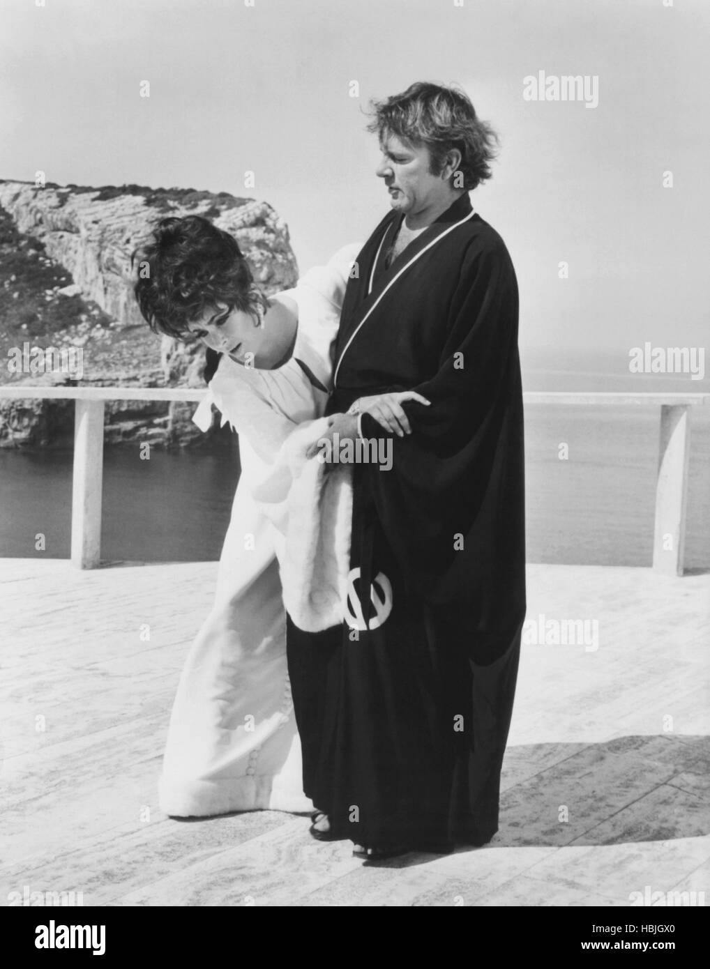 BOOM!, from left: Elizabeth Taylor, Richard Burton, 1968 Stock Photo ...