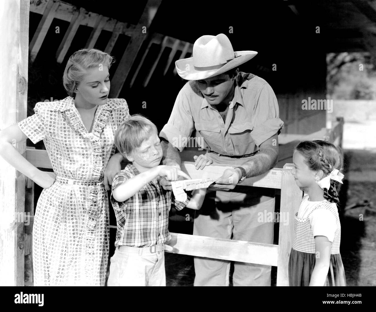 BOYS' RANCH, from left, Dorothy Patrick, Jackie Jenkins, James Craig ...