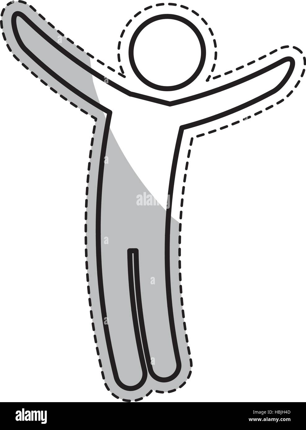 man abstract icon image vector illustration design Stock Vector Image ...