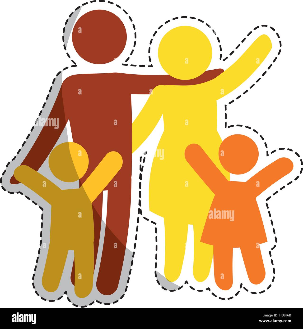 traditional family icon image vector illustration design Stock Vector ...
