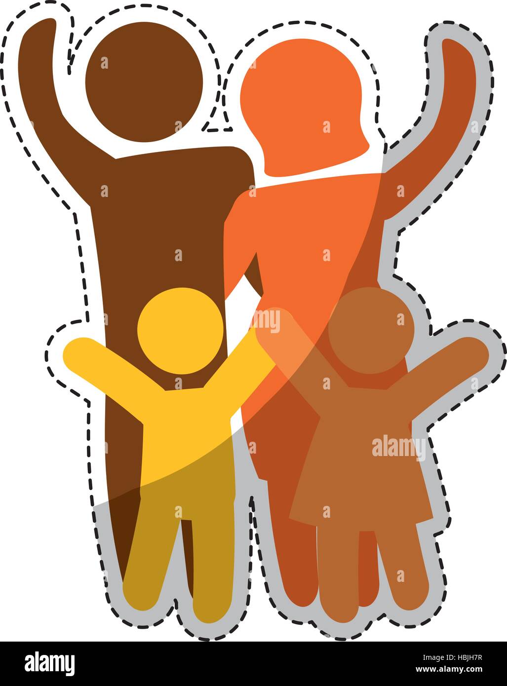 traditional family icon image vector illustration design Stock Vector ...