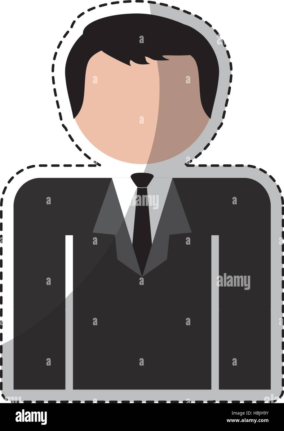 man in suit icon image vector illustration design Stock Vector Image ...