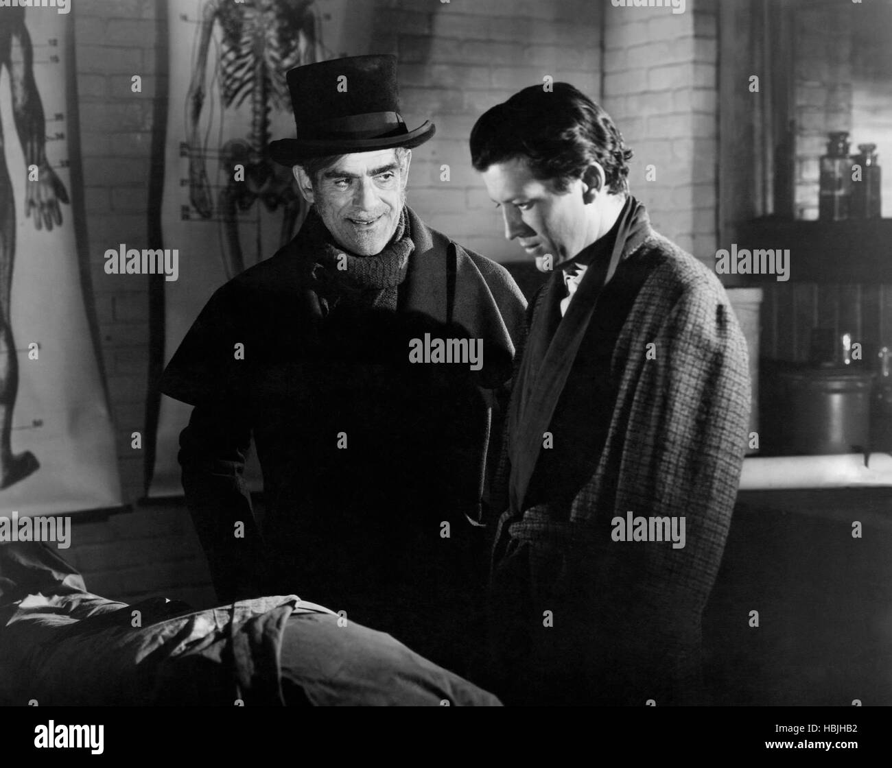 THE BODY SNATCHER, Boris Karloff, Russell Wade, 1945 Stock Photo - Alamy