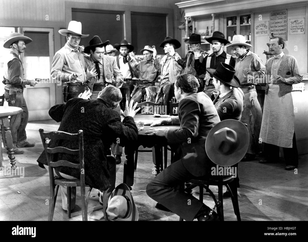 BORN TO THE WEST [aka HELL TOWN], Syd Saylor, John Wayne, Johnny Mack ...