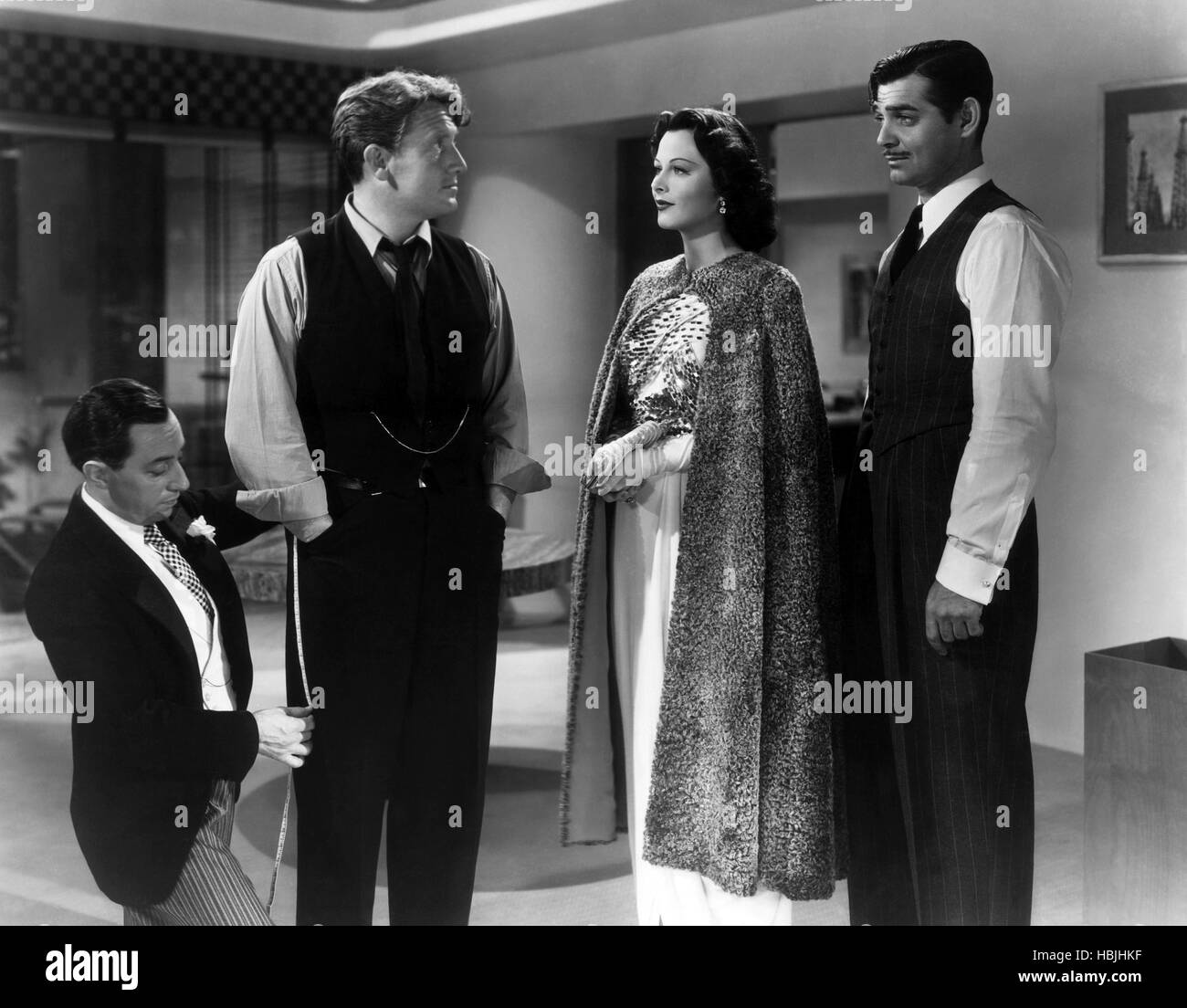 BOOM TOWN, from left, Curt Bois, Spencer Tracy, Hedy Lamarr, Clark ...
