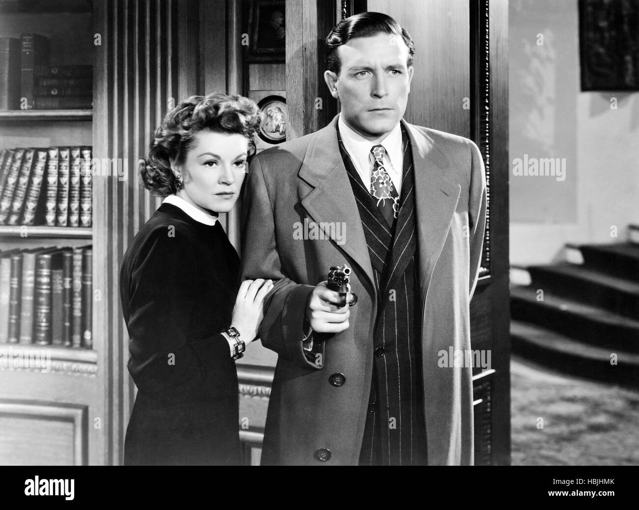BORN TO KILL, from left: Claire Trevor, Lawrence Tierney, 1947 Stock ...