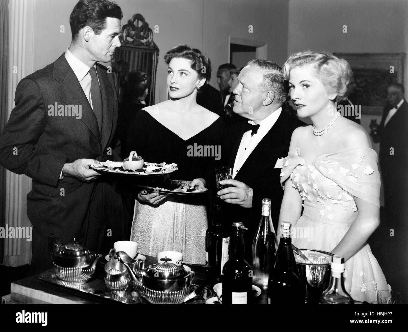 BORN TO BE BAD, from left: Robert Ryan, Joan Leslie, Harold Vermilyea ...