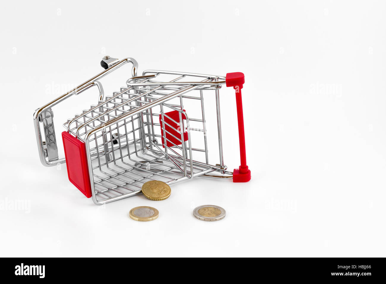 Empty shopping cart Stock Photo - Alamy