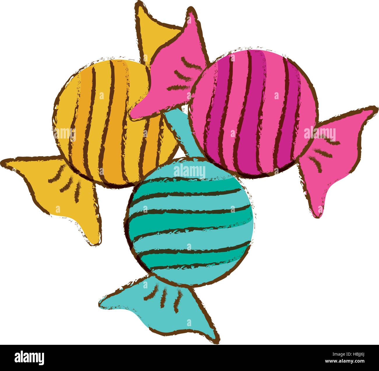 wrapped candy icon image vector illustration design Stock Vector Image ...