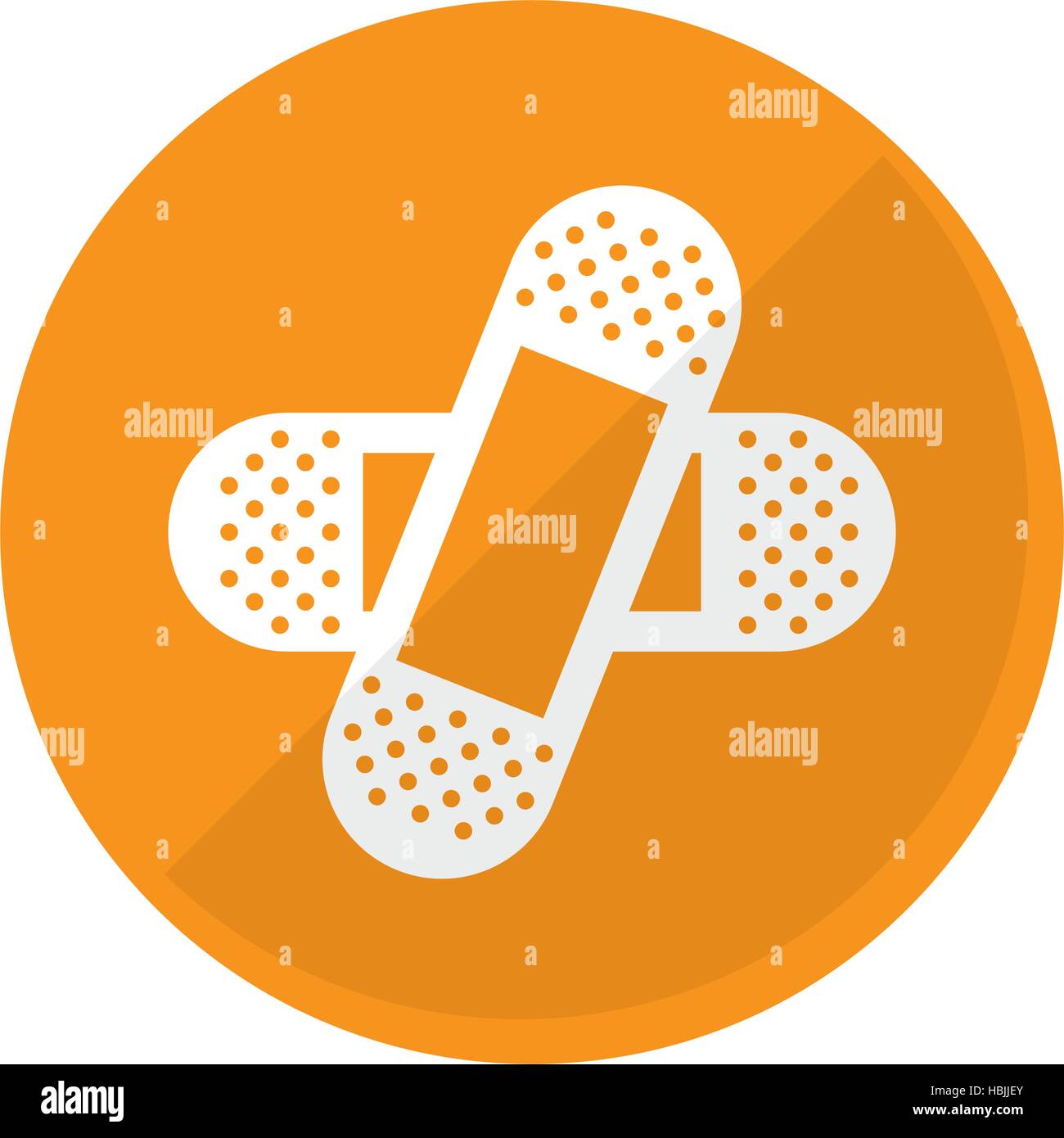 crossed bandages icon image vector illustration design Stock Vector ...