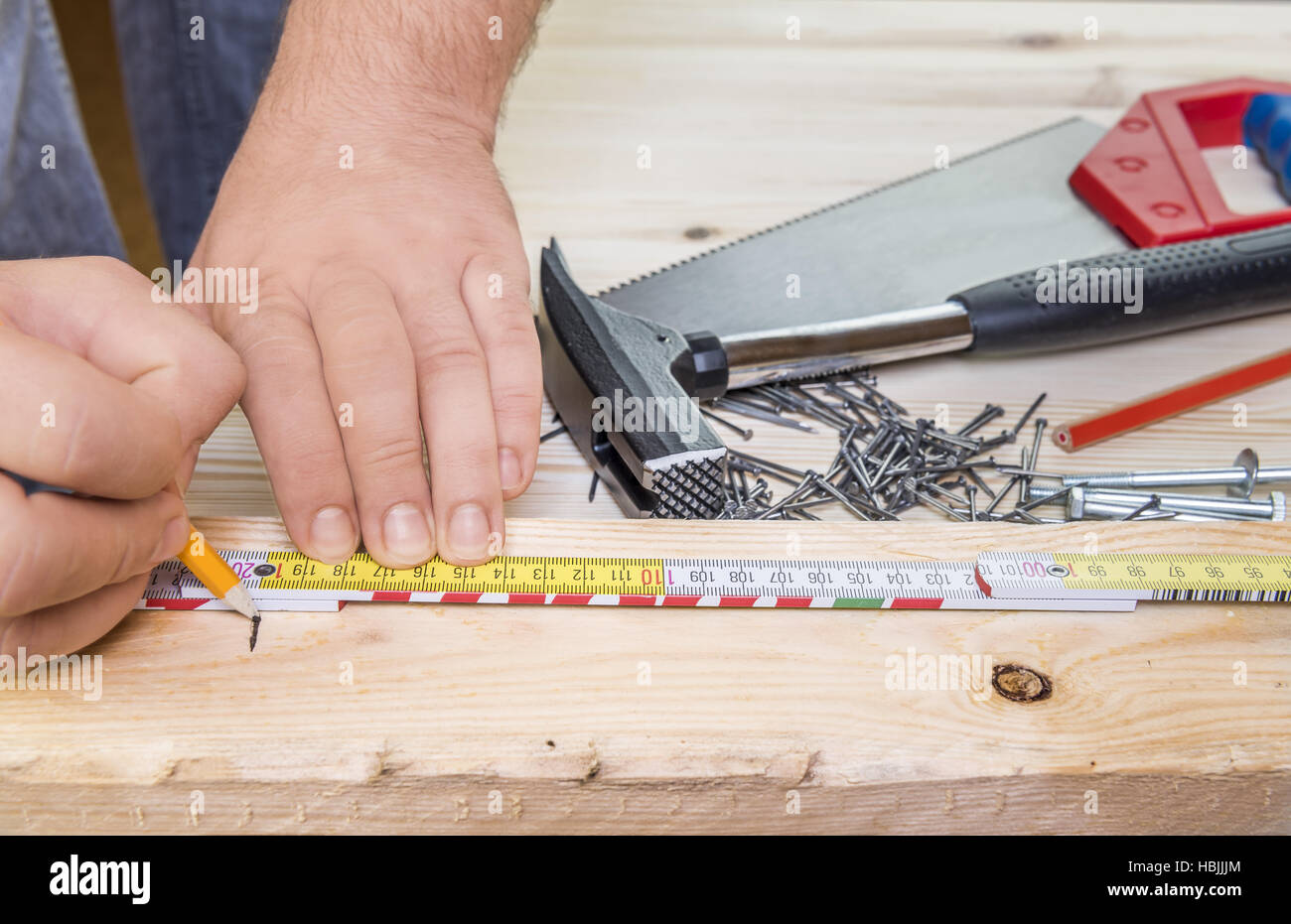 Carpentry tools hi-res stock photography and images - Alamy