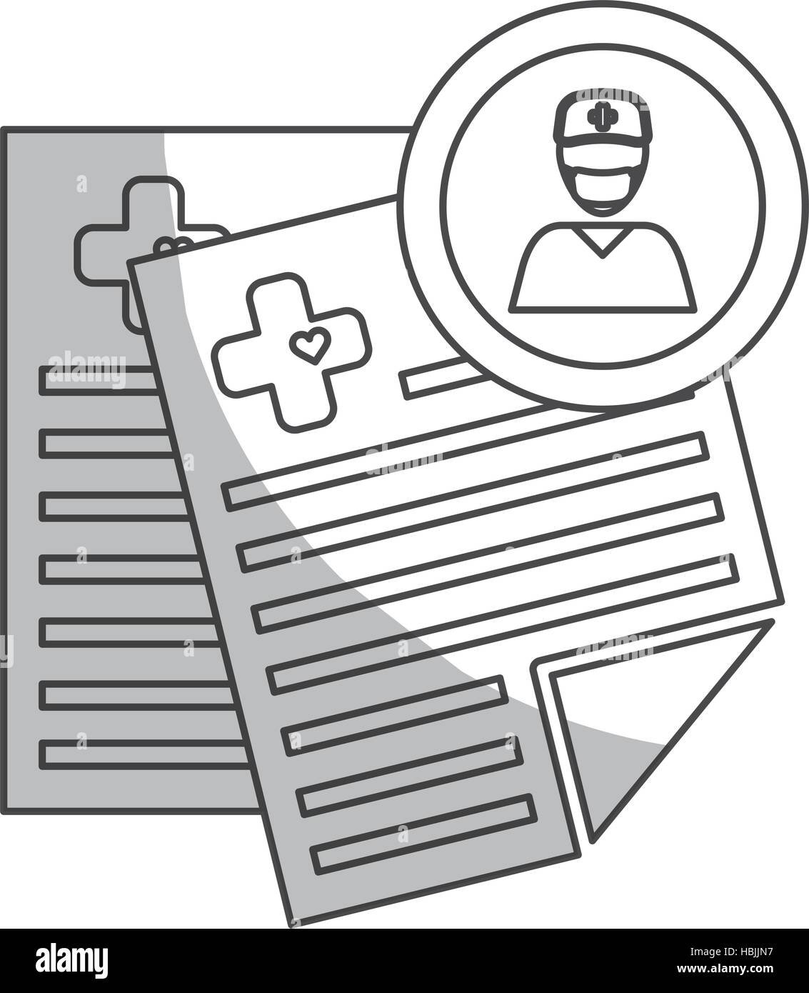 medical history icon image vector illustration design Stock Vector ...