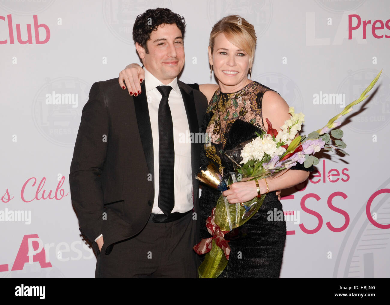 Chelsea Handler and Jason Biggs attends The Los Angeles Press Honors ...