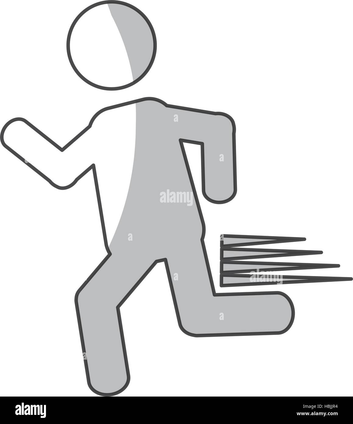 running pictogram icon image vector illustration design Stock Vector ...