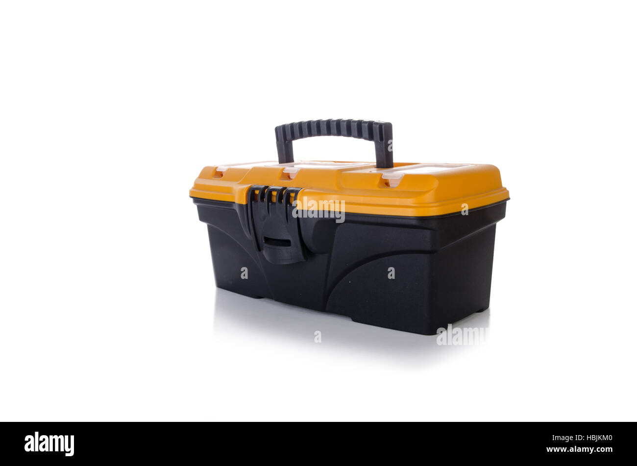 Toolkit box isolated on the white background Stock Photo - Alamy