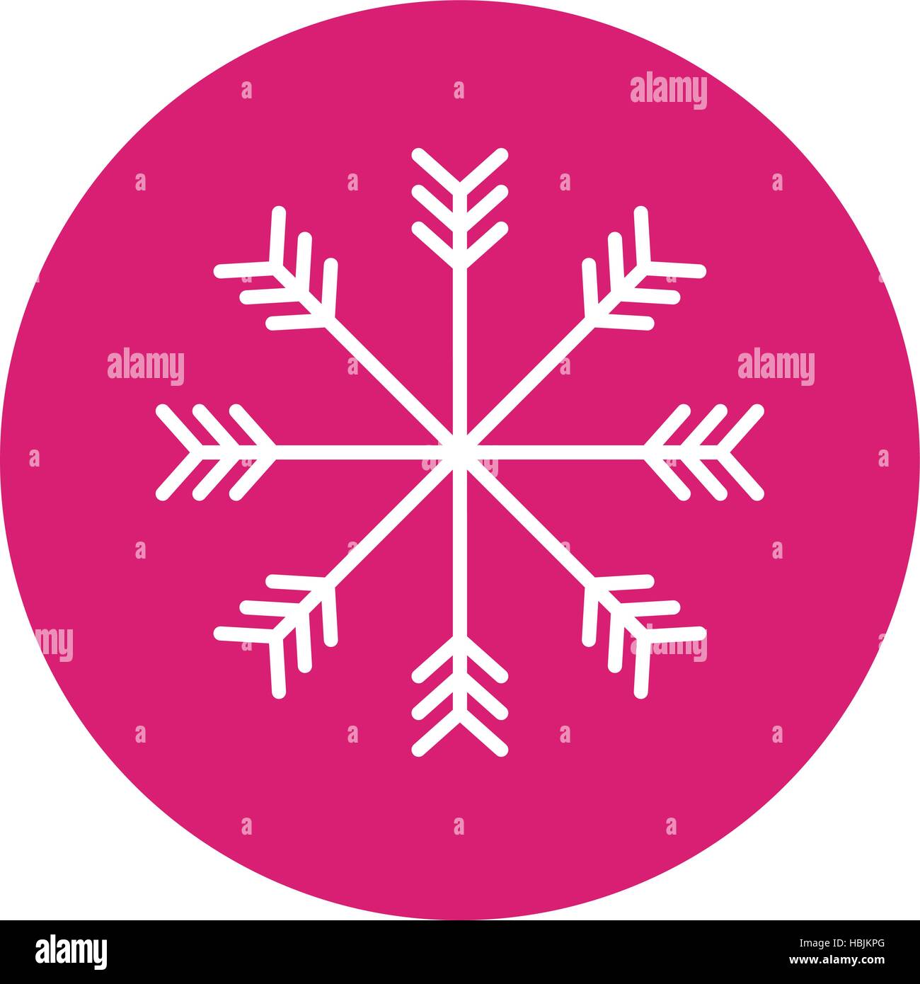 snowflake button icon image Stock Vector Image & Art - Alamy
