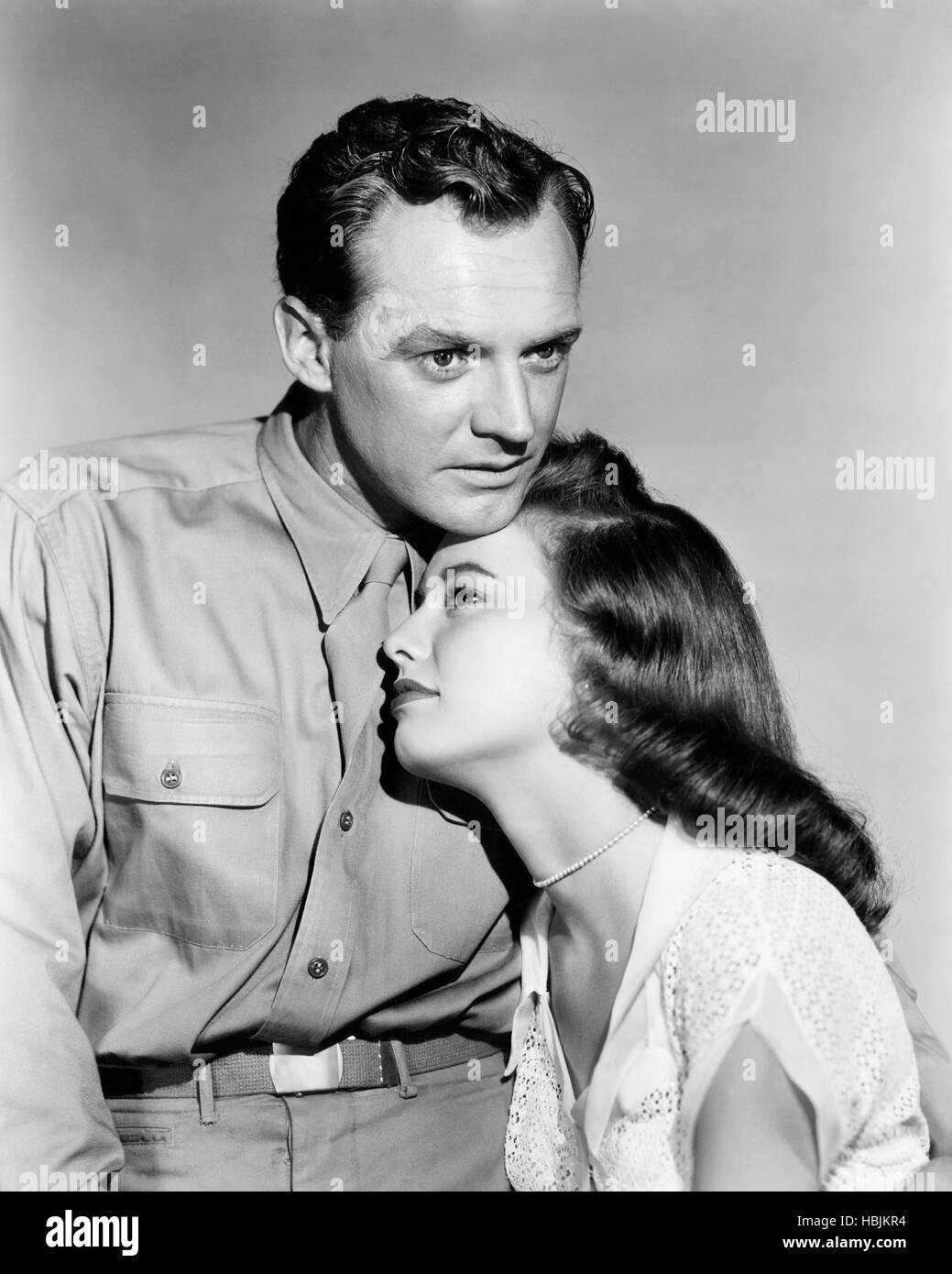 BRIGHT VICTORY, from left, Arthur Kennedy, Peggy Dow, 1951 Stock Photo ...