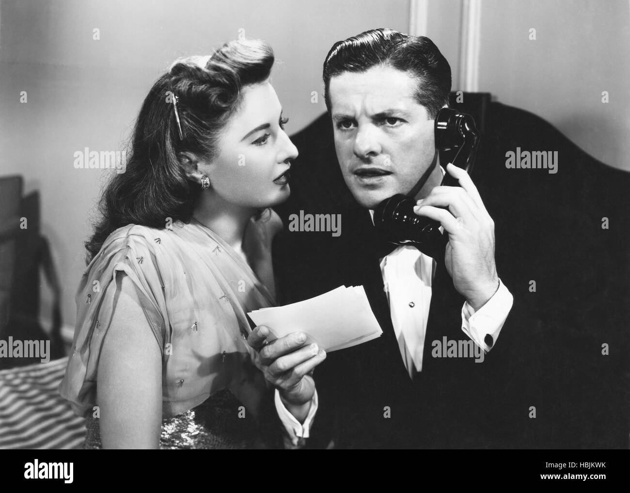 THE BRIDE WORE BOOTS, from left: Barbara Stanwyck, Robert Cummings ...