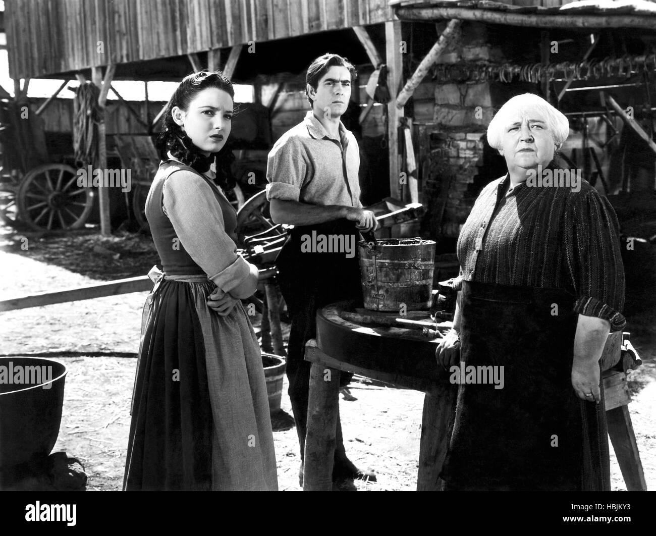 BRIGHAM YOUNG, Linda Darnell, Tyrone Power, Jane Darwell, 1940, (c ...