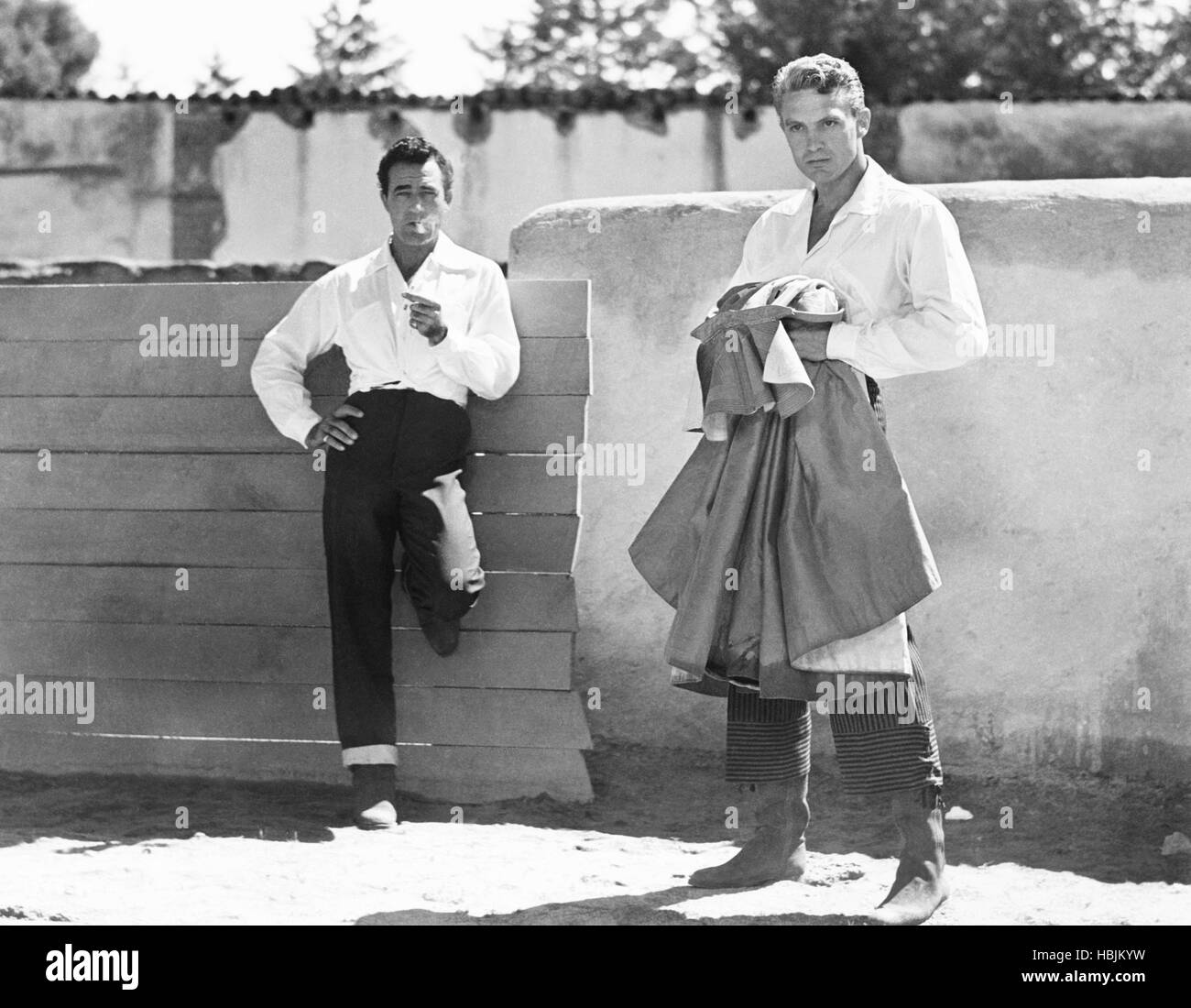 BULLFIGHTER AND THE LADY, from left: Gilbert Roland, Robert Stack, 1951 ...