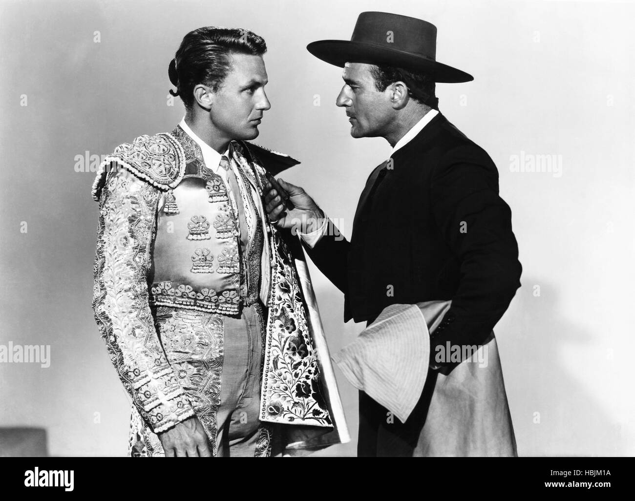 BULLFIGHTER AND THE LADY, from left, Robert Stack, Gilbert Roland, 1951 ...