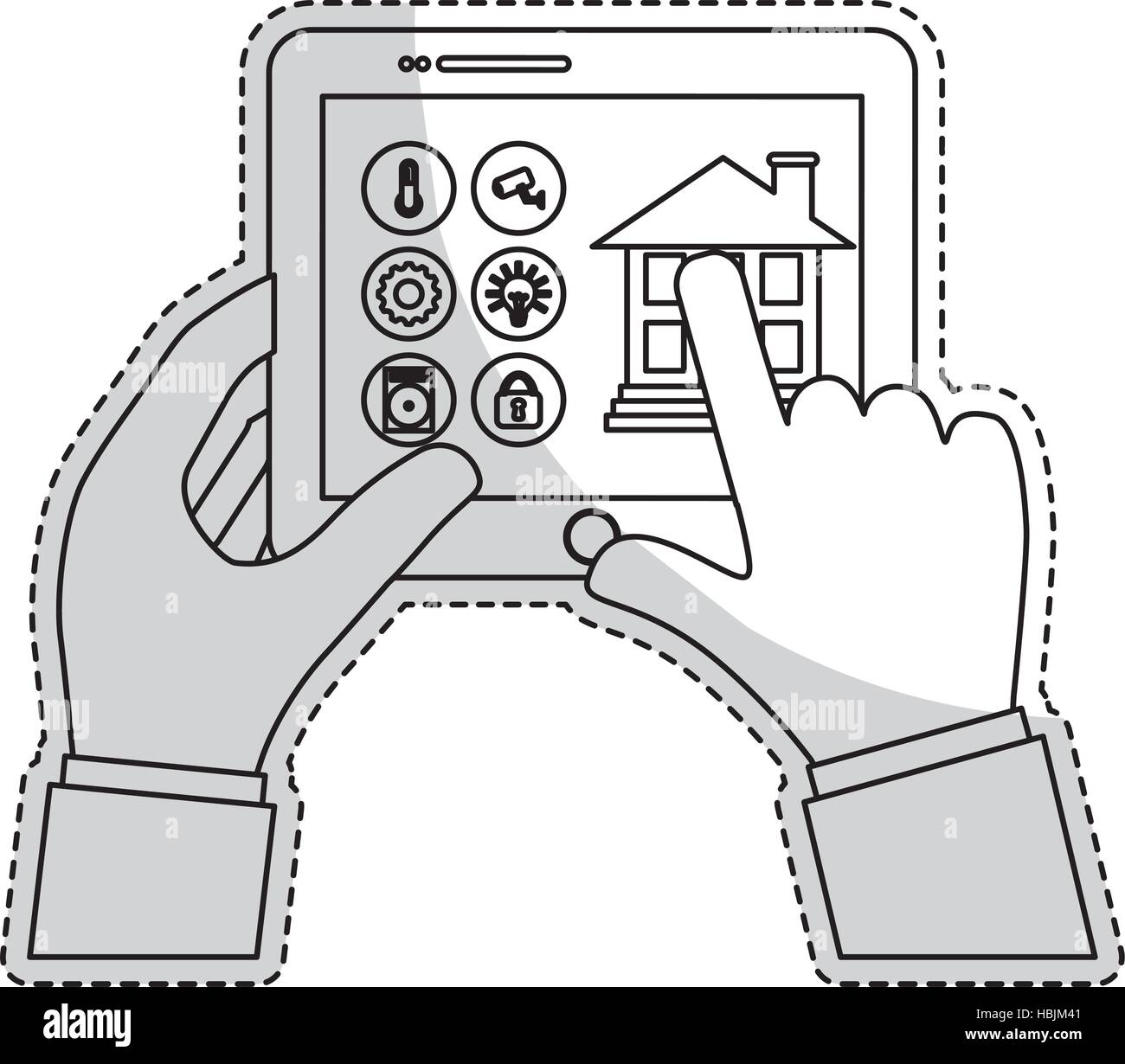 house security icon image Stock Vector Image & Art - Alamy