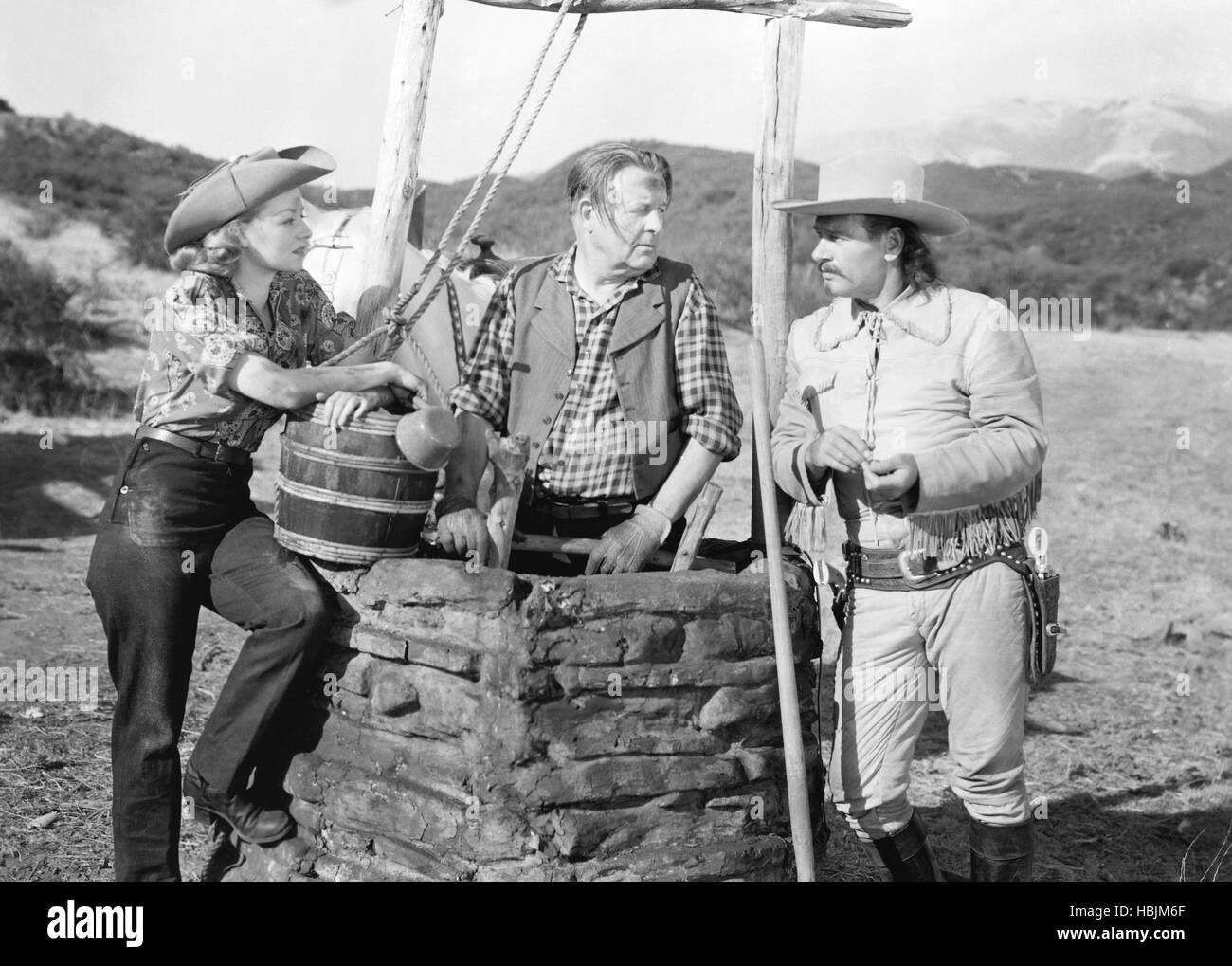 BUFFALO BILL RIDES AGAIN, from left: Jennifer Holt, Lee Shumway ...