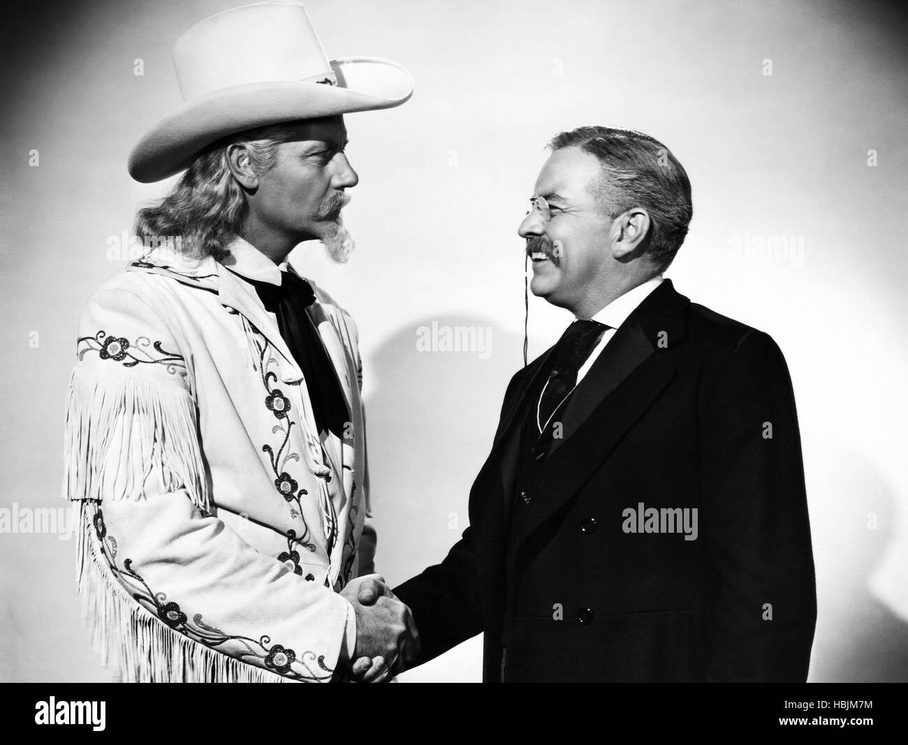 BUFFALO BILL, from left: Joel McCrea (as Buffalo Bill), Sidney Blackmer ...