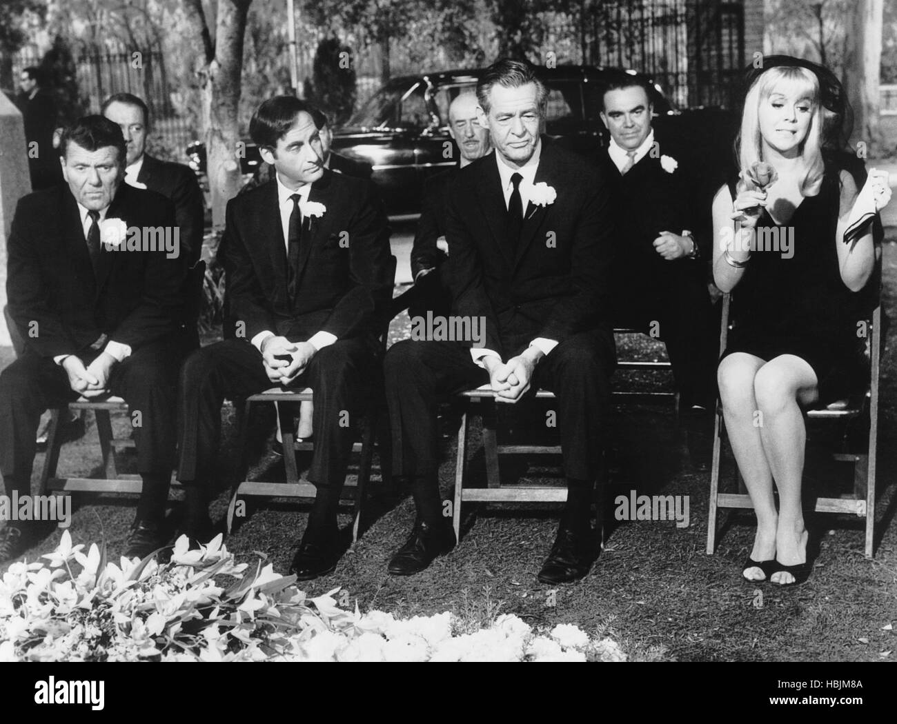 THE BUSY BODY, from left, front, Charles McGraw, Sid Caesar, Robert ...